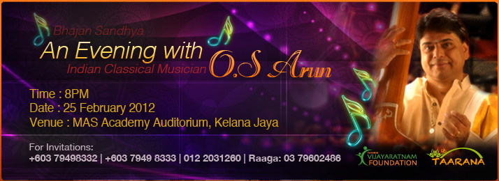 QI Group To Hold O.S Arun Charity Concert in Malaysia - QI Group