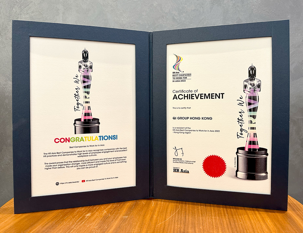 QI Group Hong Kong Wins HR Asia Award for Eight Consecutive Years - QI ...